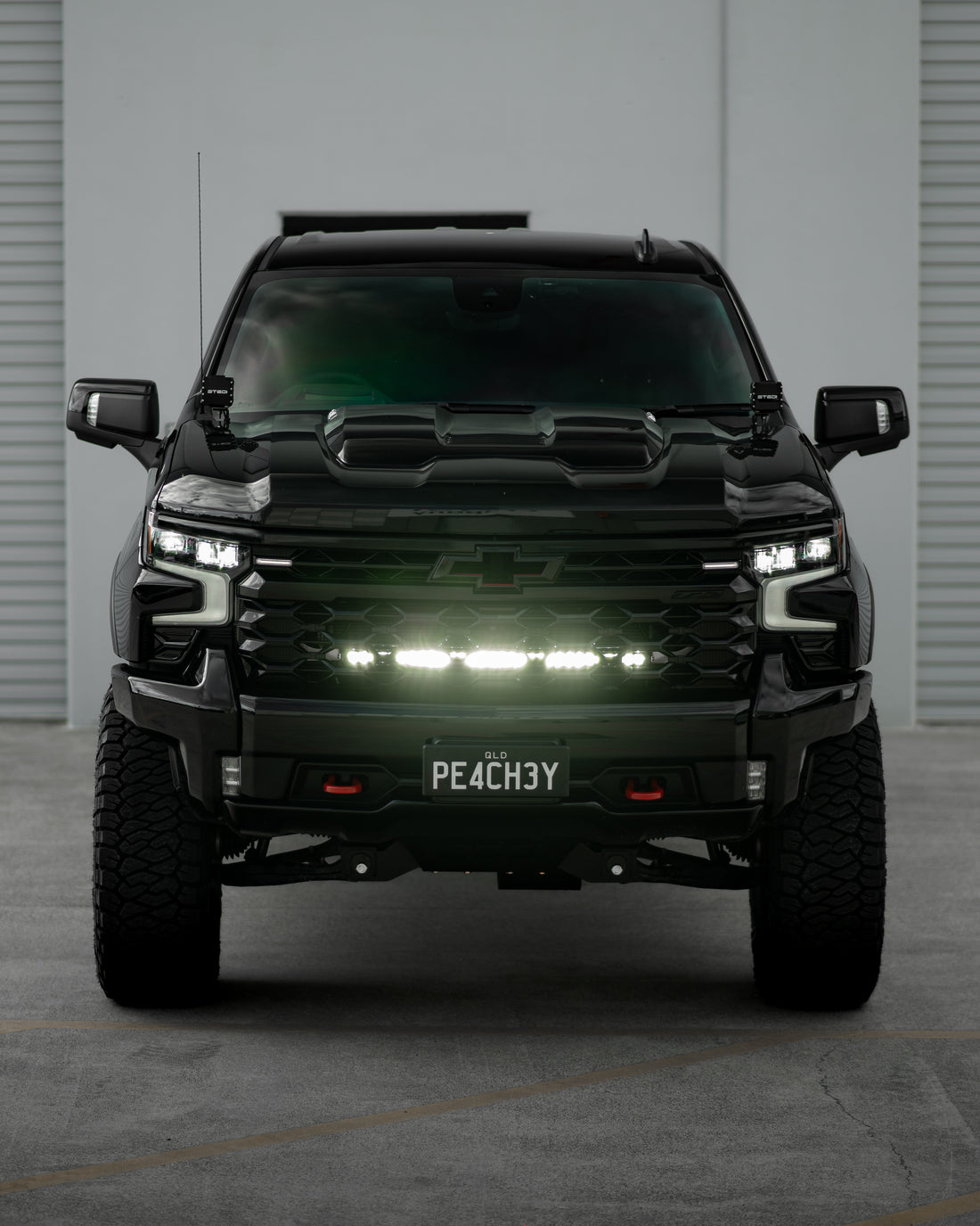 Silverado 1500 Behind-Grille LED Light Bar Kit 2023-2025 LZT/ZR2 – Pro ...