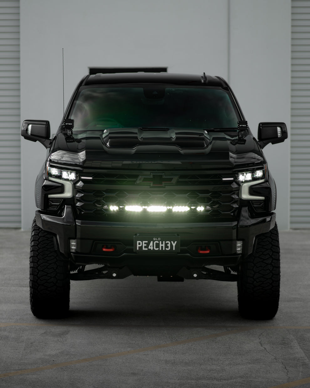 Silverado 1500 Behind-Grille LED Light Bar Kit 2023-2025 LZT/ZR2 – Pro ...