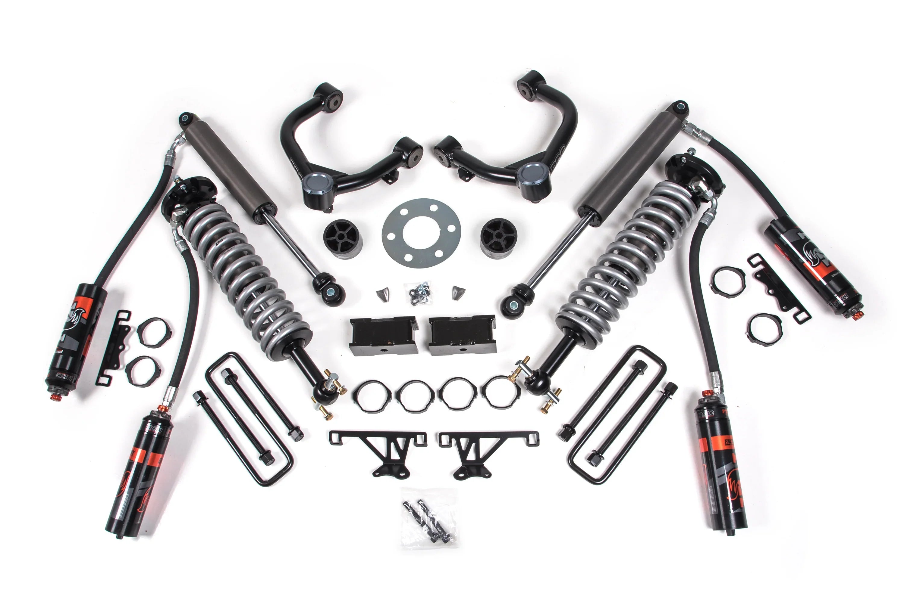 BDS 3.5 Inch Lift Kit | FOX Performance Elite Coil-Over | Chevy Silver ...